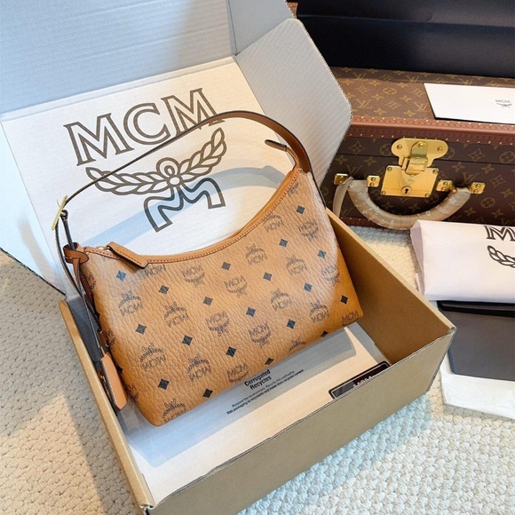 MCM | Bags | Mcm Hobo Croissant Bag Armpit Bag Crossbody Bag | Poshmark